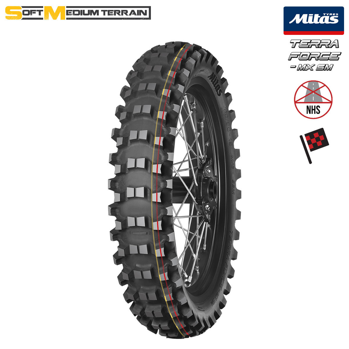 NAD. GUMA 110/90-19 62M TT TERRA FORCE-MX SM NHS MITAS NEW* - Keko Motors